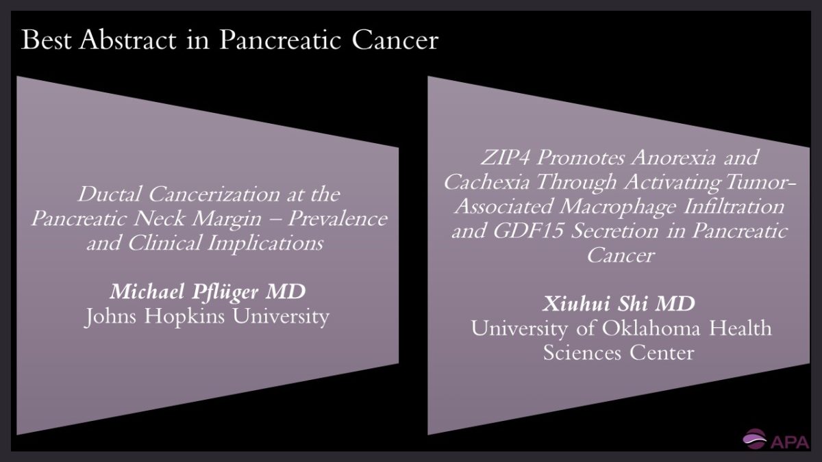 Awards - American Pancreatic Association